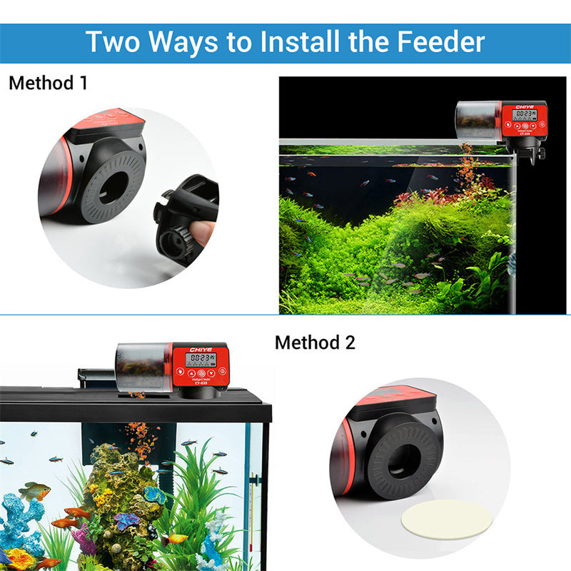 Intelligent Timing Automatic Fish Tank Feeder – Critter Cove Store